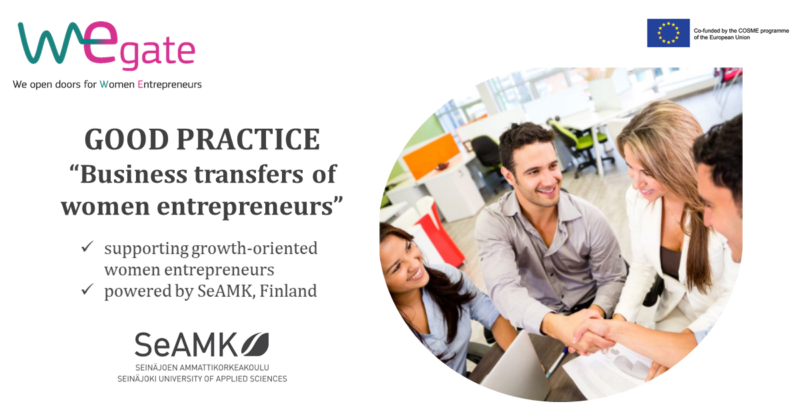 Business Transfers of Women Entrepreneurs - WEgate