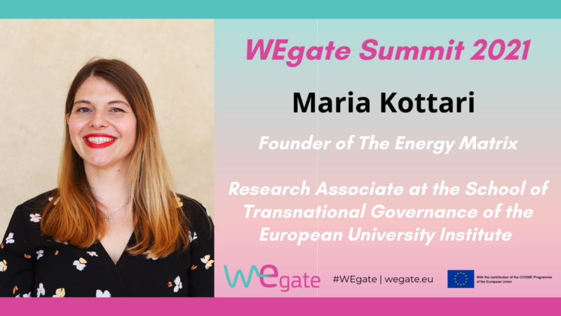 Maria Kottari - Founder of The Energy Matrix - WEgate
